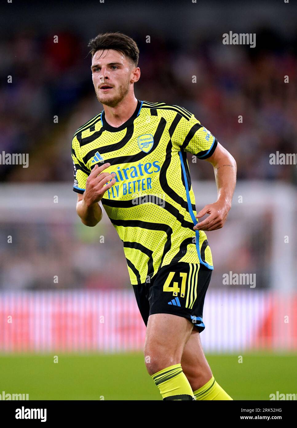 Arsenal’s Declan Rice during the Premier League match at Selhurst Park ...
