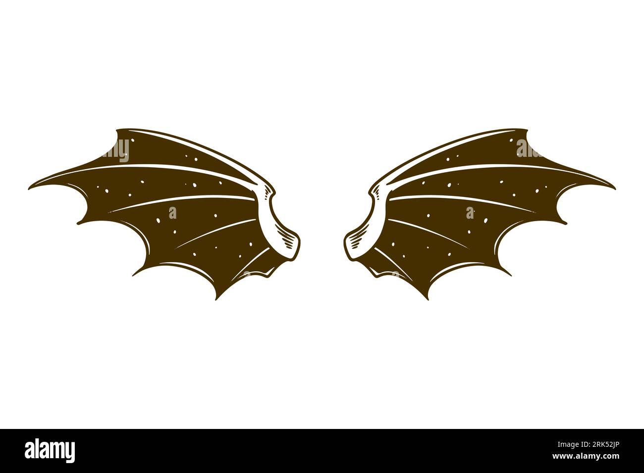 dragon wing vector illustration Stock Vector Image & Art - Alamy