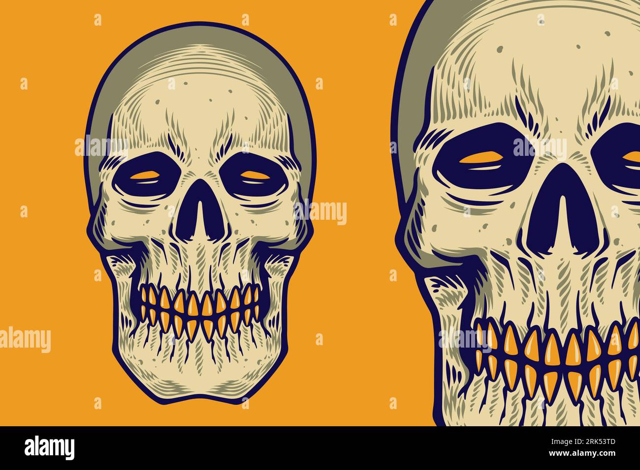 Hardcore skull Stock Vector Images - Alamy