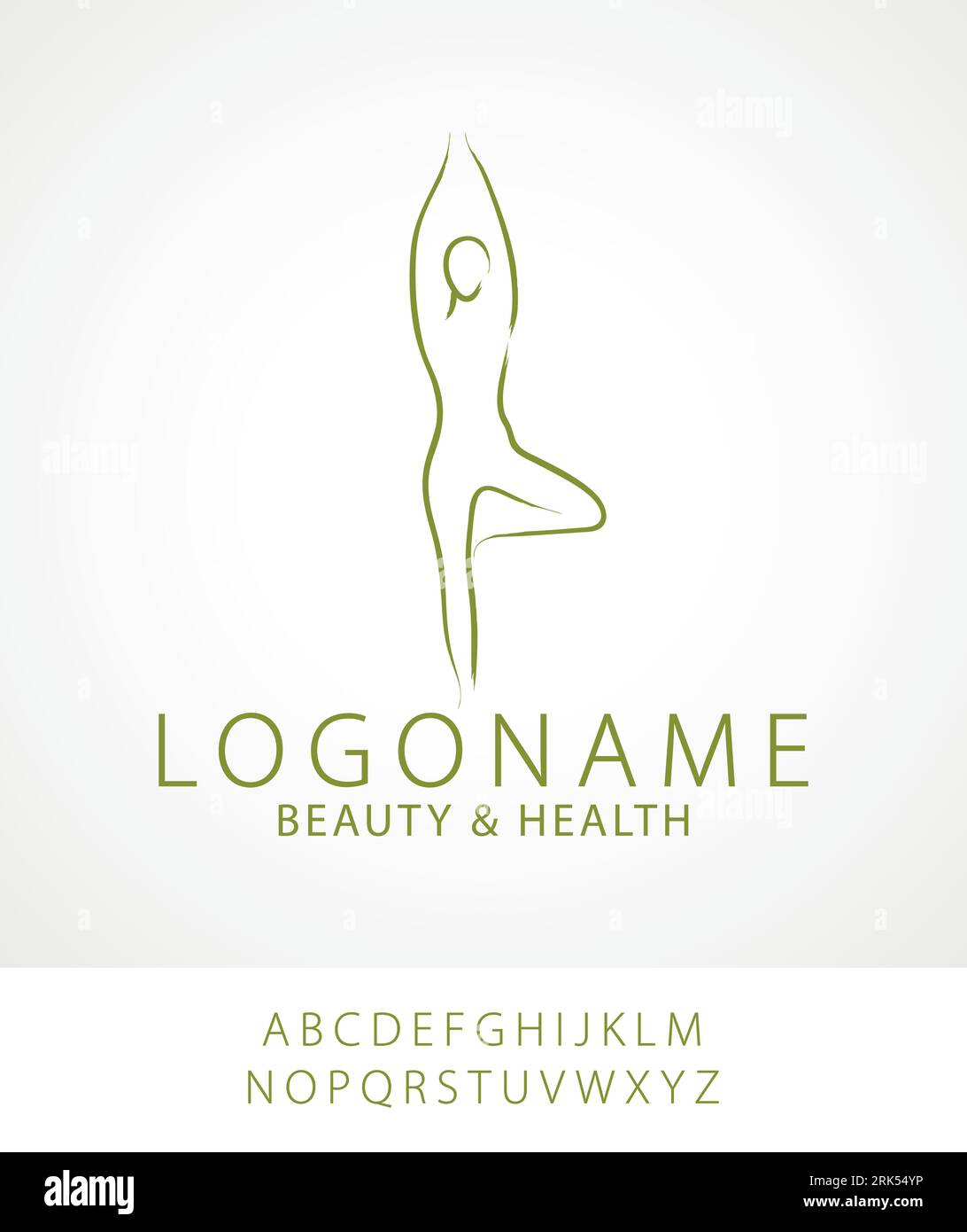 Simple flat graphic vector illustration of female figure doing yoga ...