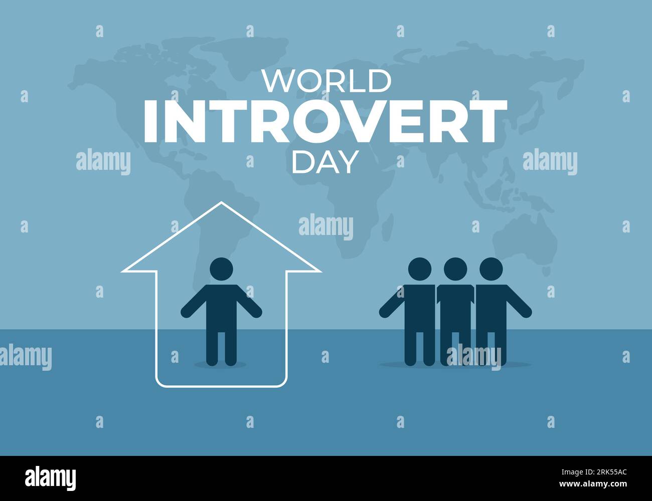World introvert day background celebrated on january 2nd Stock Vector Image & Art - Alamy