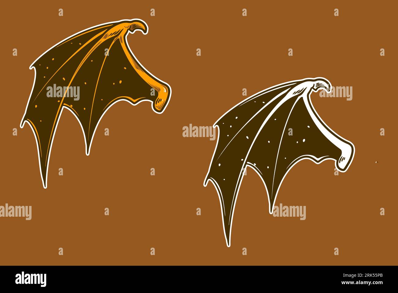 dragon wing vector illustration Stock Vector Image & Art - Alamy