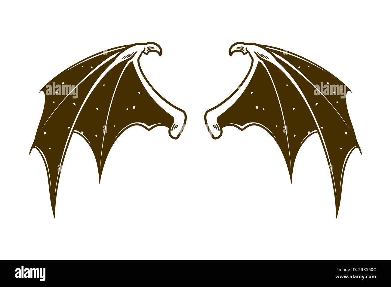 dragon wing vector illustration Stock Vector Image & Art - Alamy