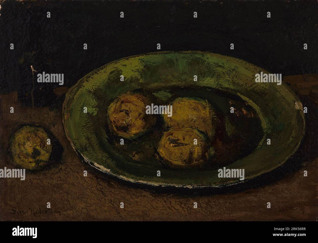 Still Life (Plate with Lemons) between 1875 and 1905 by Suze Robertson ...