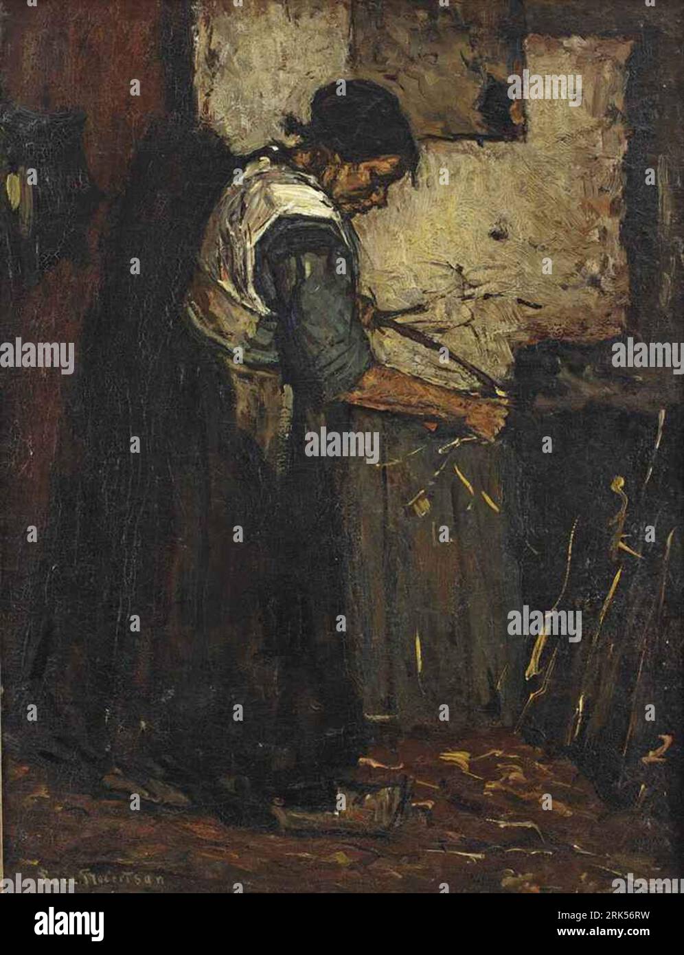 The Wood Breaker before 1922 by Suze Robertson Stock Photo - Alamy