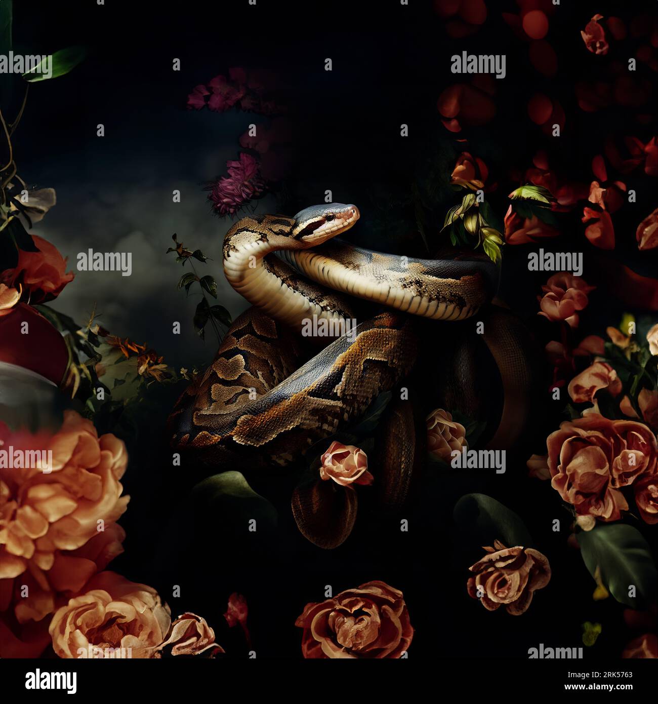 Snake visually striking hi-res stock photography and images - Alamy