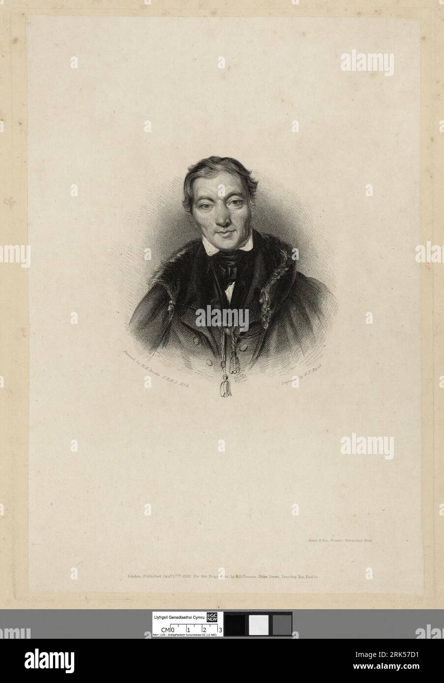Robert Owen 1835 by Henry Thomas Ryall Stock Photo - Alamy