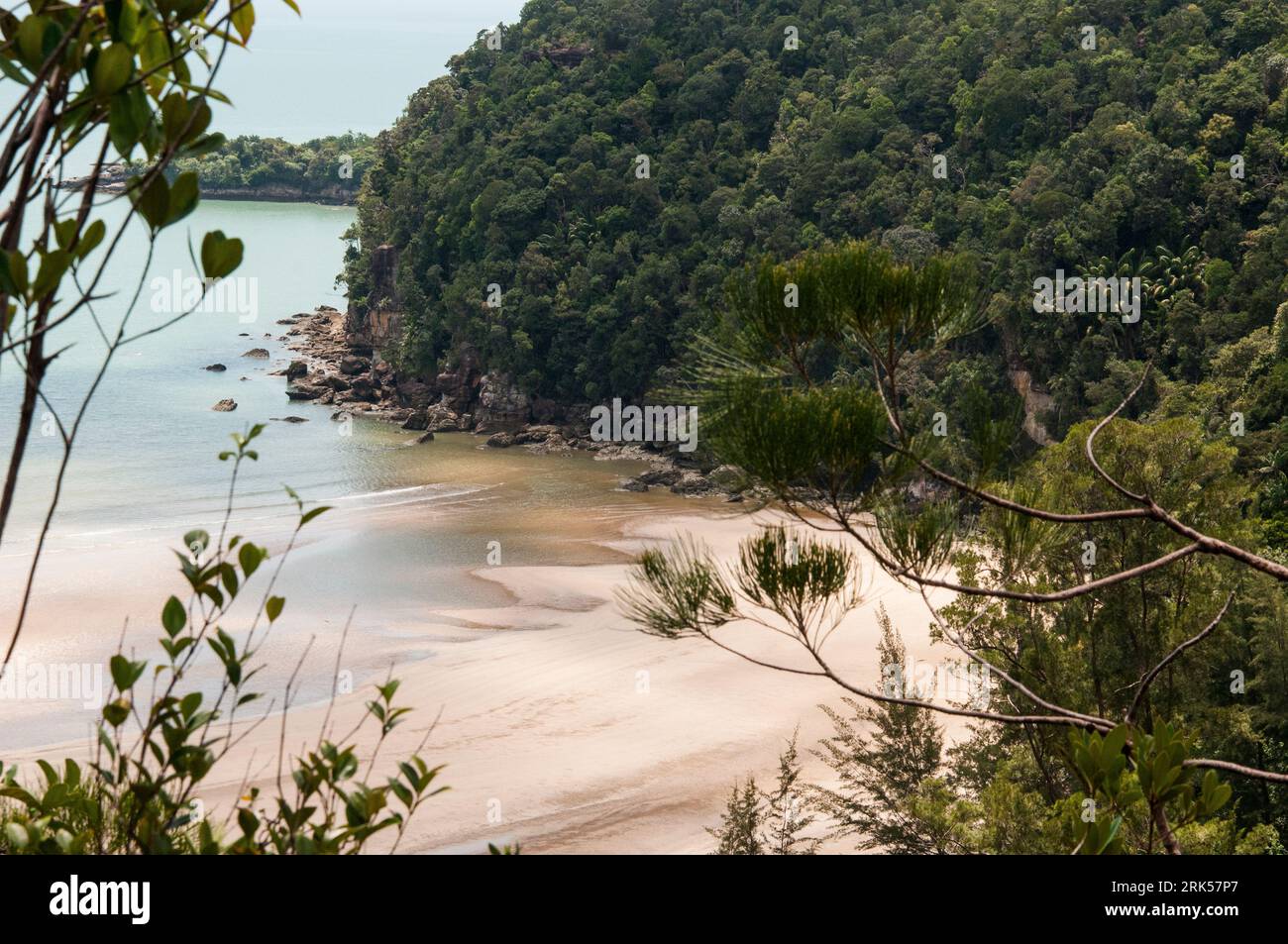 Secluded coves and beaches of Bako National Park, outside Kuching ...
