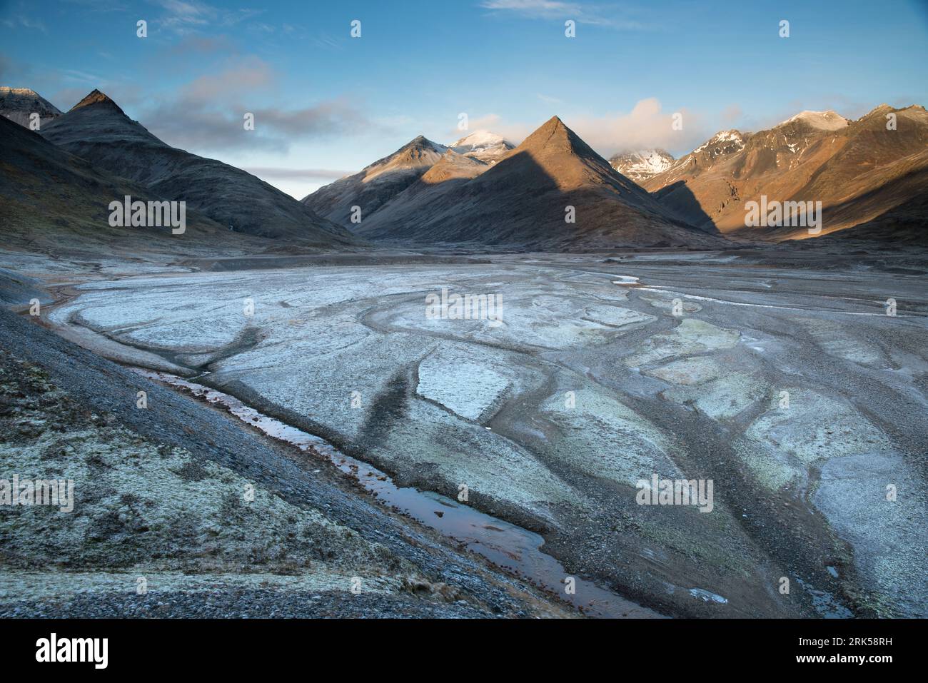Dramatic winter landscapes in the South East of Iceland Stock Photo - Alamy