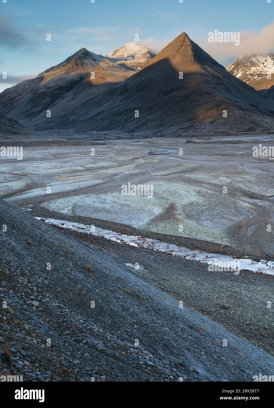 Dramatic winter landscapes in the South East of Iceland Stock Photo - Alamy