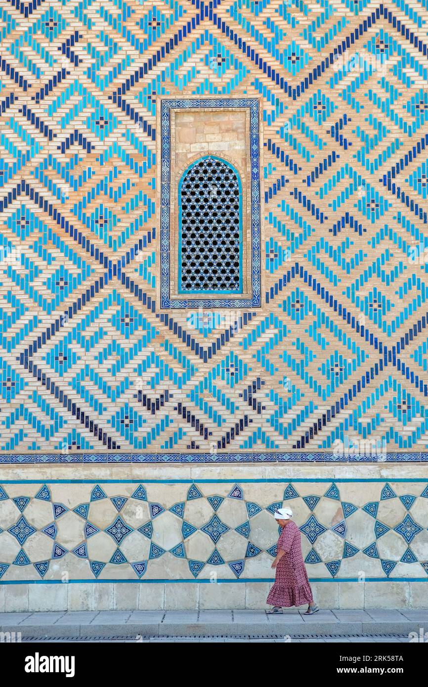 Turkestan, Kazakhstan - August 23, 2023: The Mausoleum of Khoja Ahmed ...