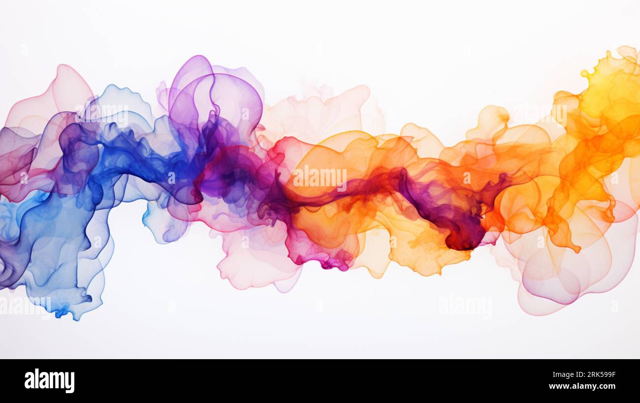 A vibrant image of liquid dye being poured into a body of water ...