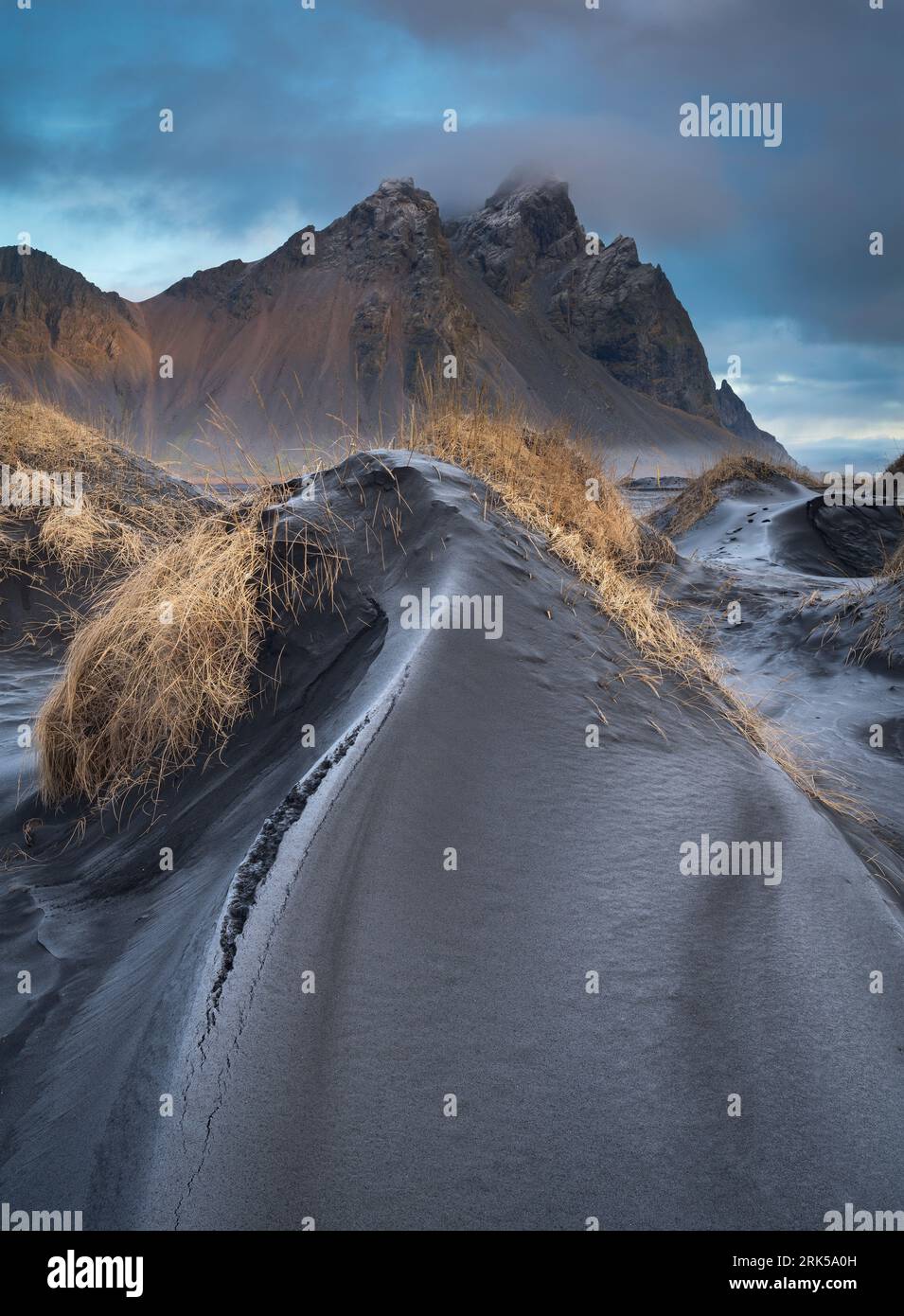 Stokksnes and Vestrahorn on the South Coast of Iceland Stock Photo - Alamy