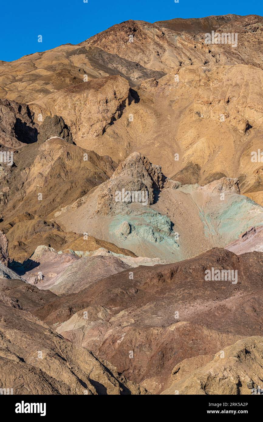 Captured in Death Valley National Park, this vibrant, technicolor multi ...