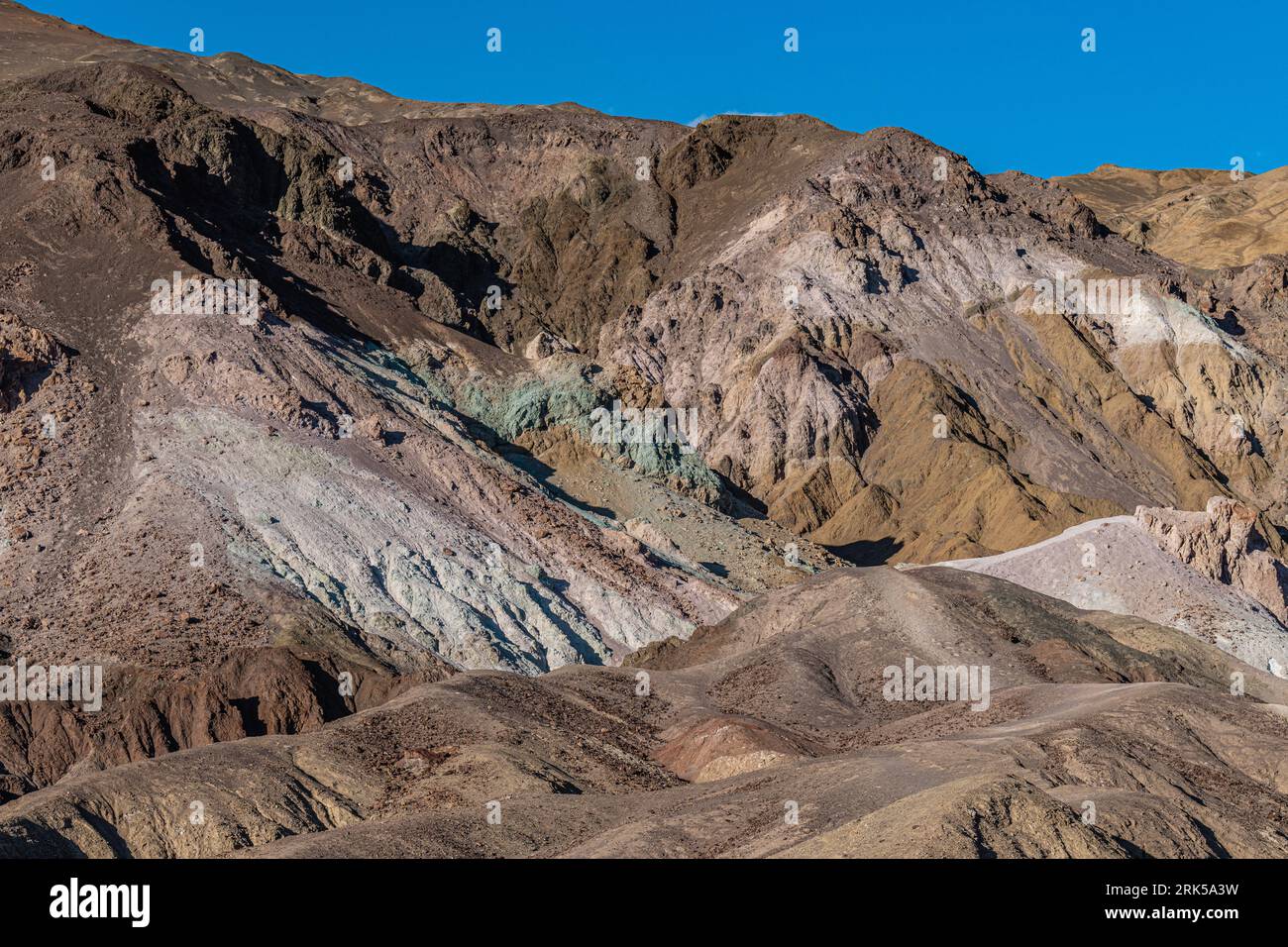 Captured in Death Valley National Park, this vibrant, technicolor multi ...