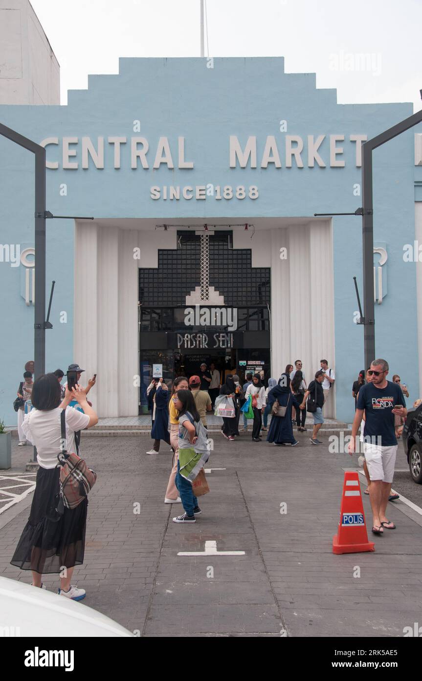 Central Market (Pasar Seni) an historic Art Deco building which focuses ...