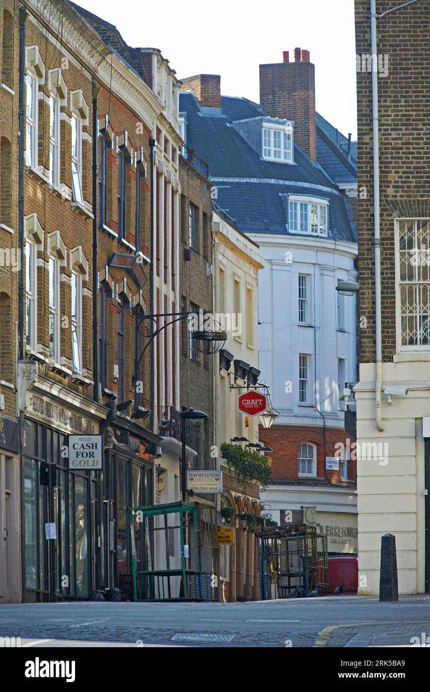 London street scene around Farringdon area, North London, UK Stock ...