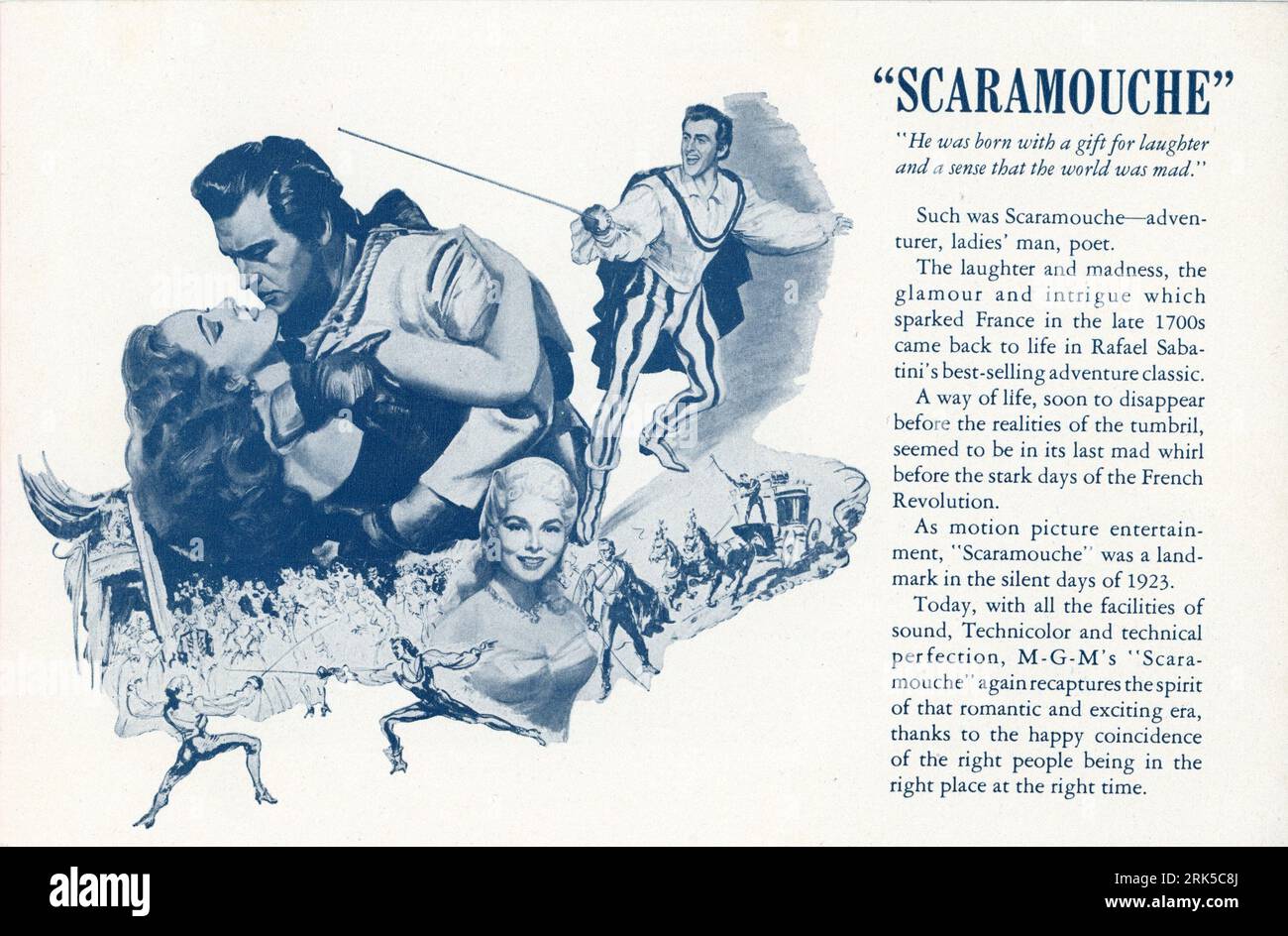 STEWART GRANGER ELEANOR PARKER JANET LEIGH and MEL FERRER in ...
