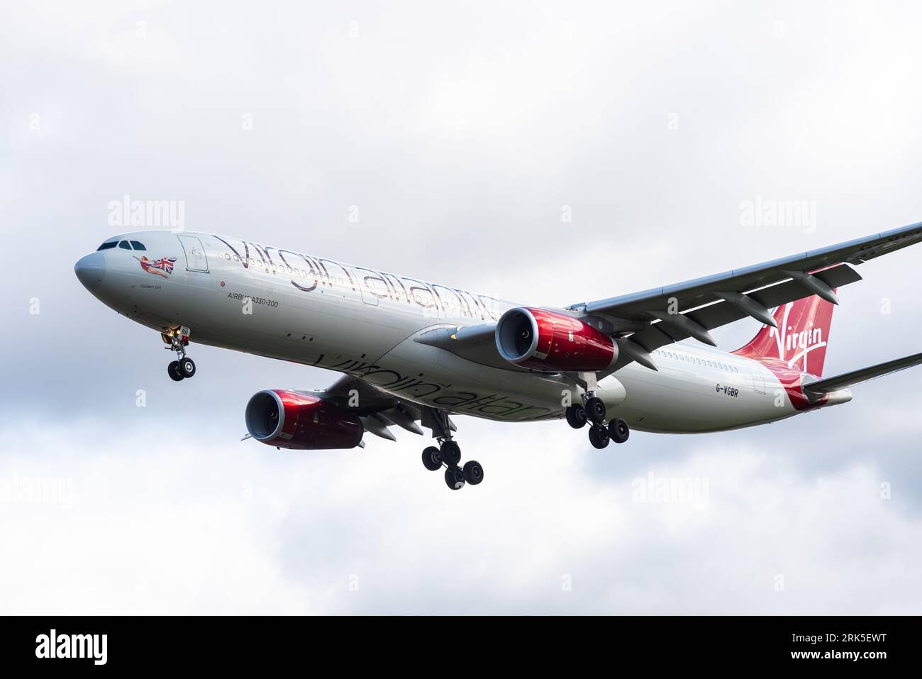Virgin Atlantic Airways Airbus A330-343 jet airliner plane G-VGBR on ...