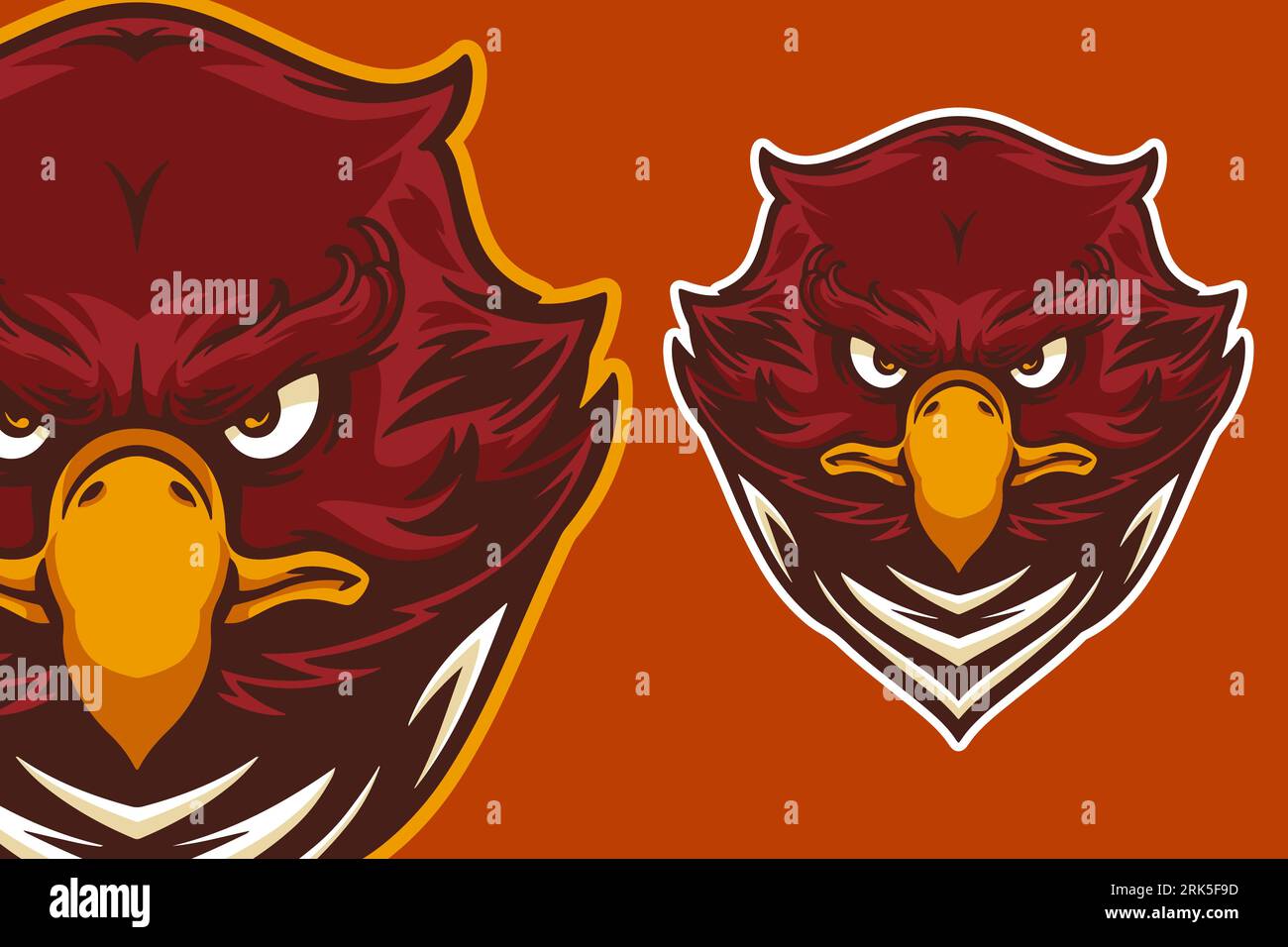 Eagle head mascot vector hi-res stock photography and images - Alamy