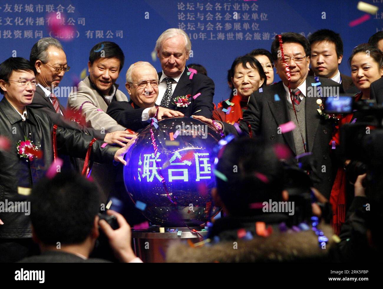 Bildnummer: 53753851 Datum: 26.01.2010 Copyright: imago/Xinhua (100126 ...