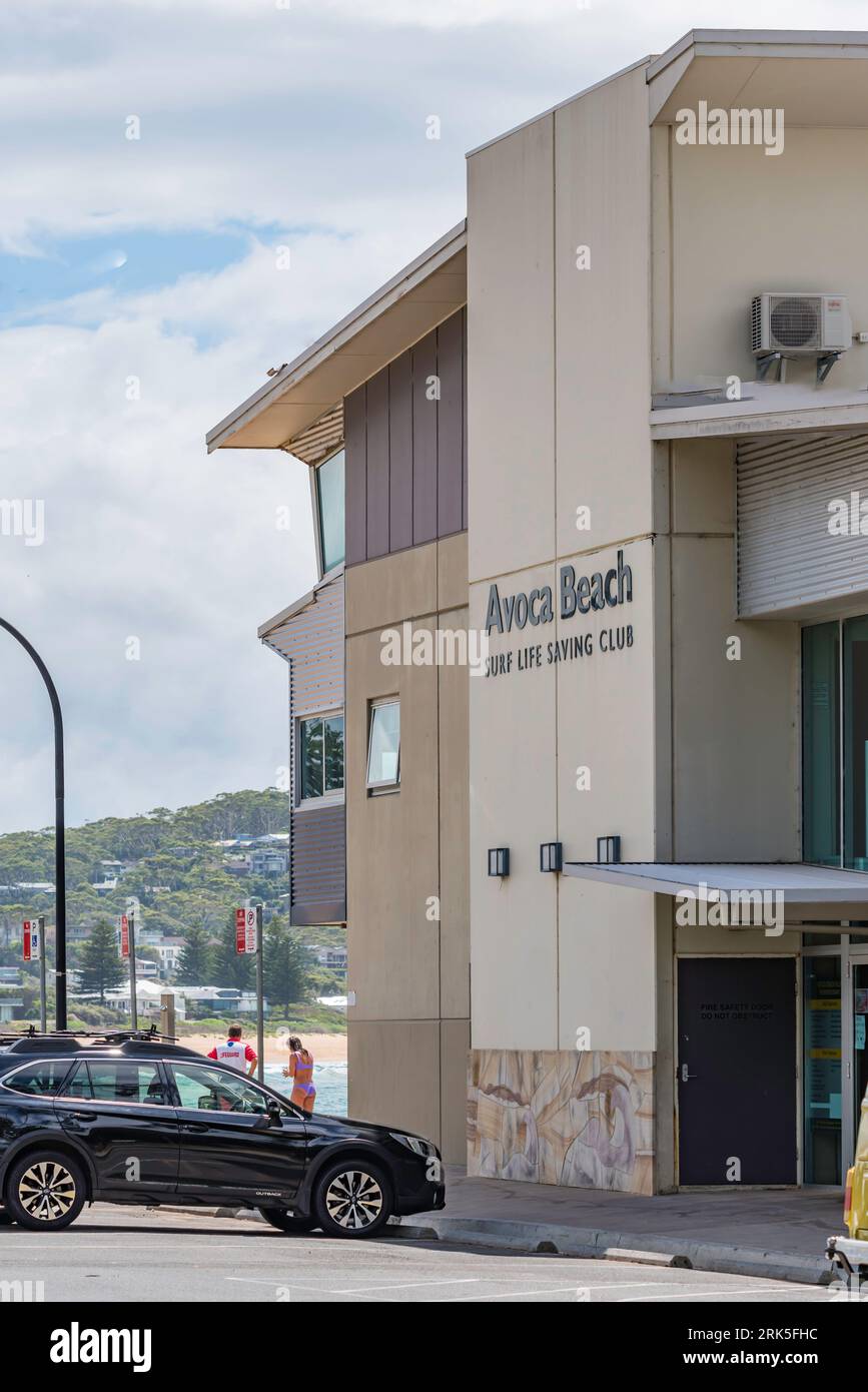Avoca Beach Surf Life Saving Club at the southern end of Avoca Beach on ...