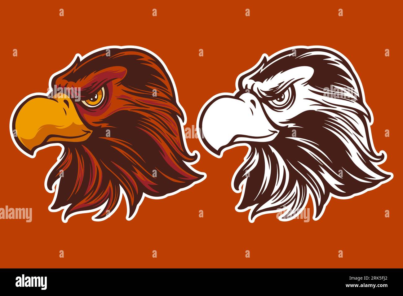 Eagle head mascot vector hi-res stock photography and images - Alamy