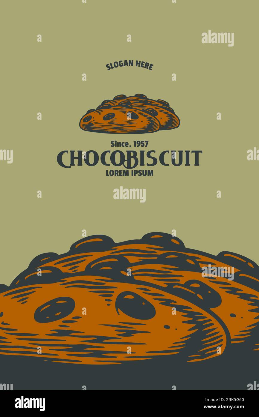 chocolate biscuit vector illustration Stock Vector Image & Art - Alamy