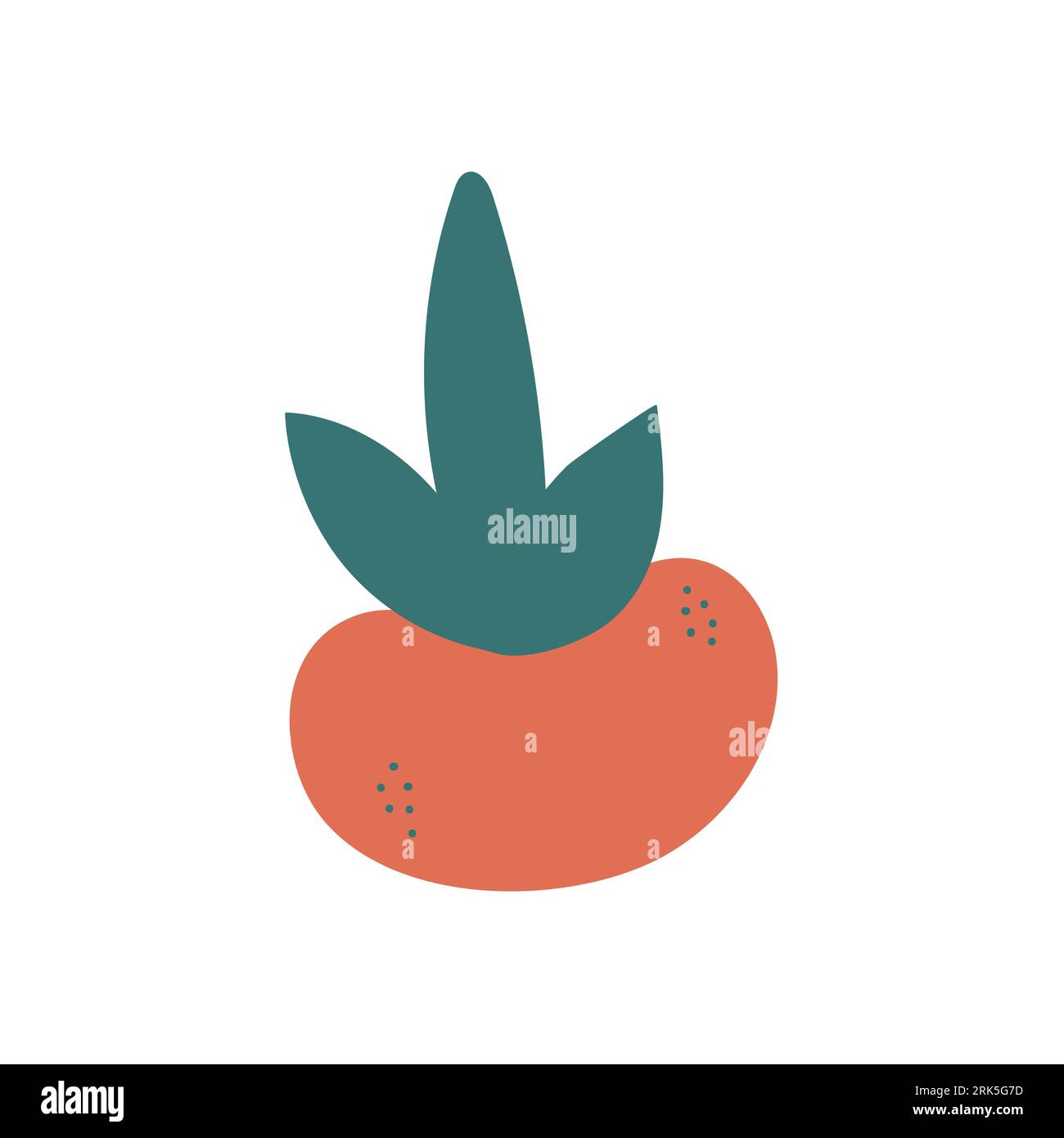 Abstract shape fruit inspiration. Hand drawn organic shapes. Vector ...
