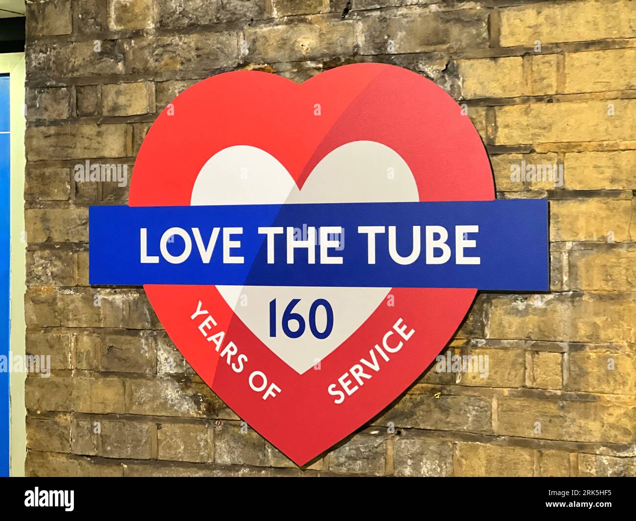 A vibrant heart-shaped icon celebrating the 160 years of the London ...