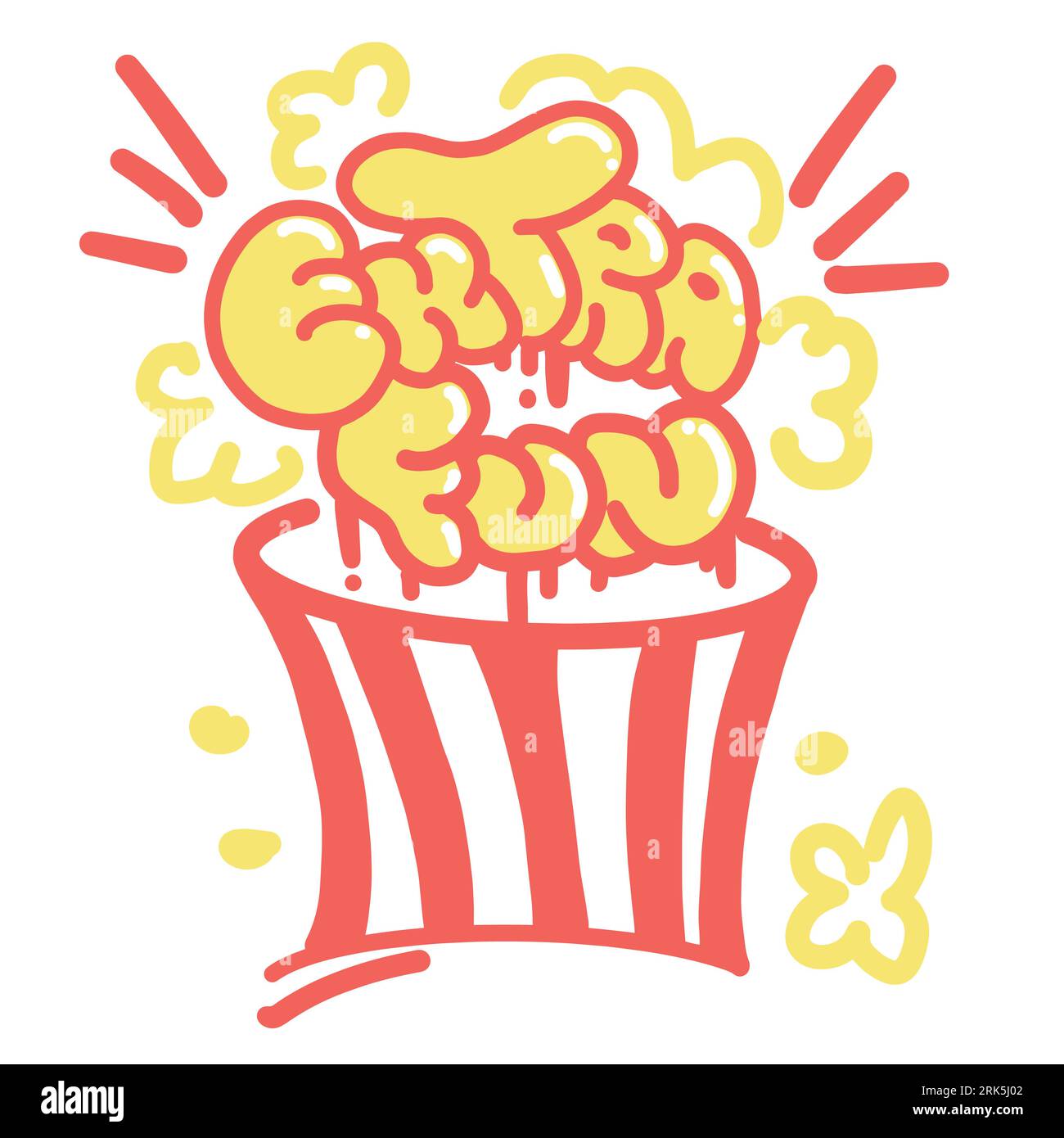 Popcorn Popping Clip Art