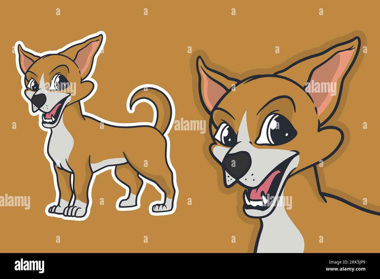 dog vector illustration cartoon style Stock Vector Image & Art - Alamy