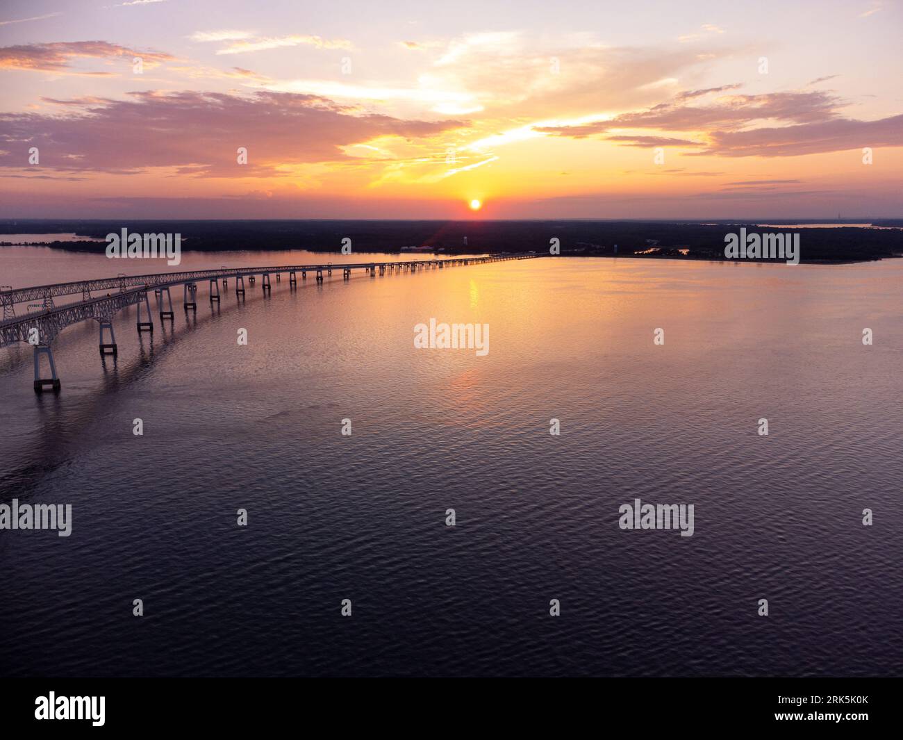 Chesapeake bay bridge aerial view hi-res stock photography and images ...