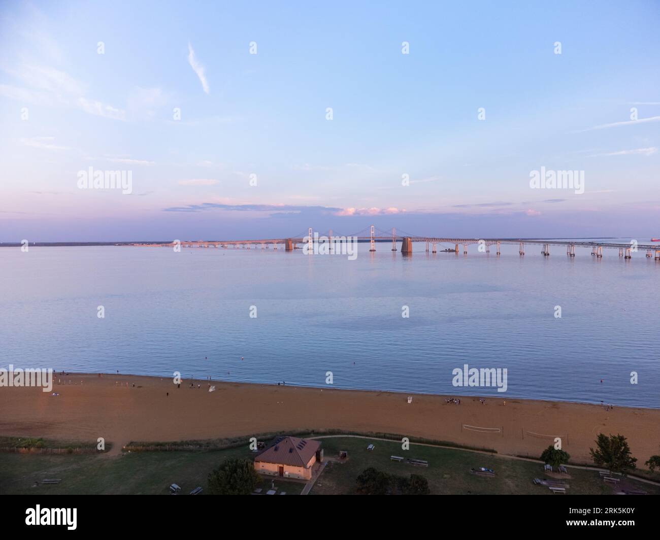 Chesapeake bay bridge aerial view hi-res stock photography and images ...