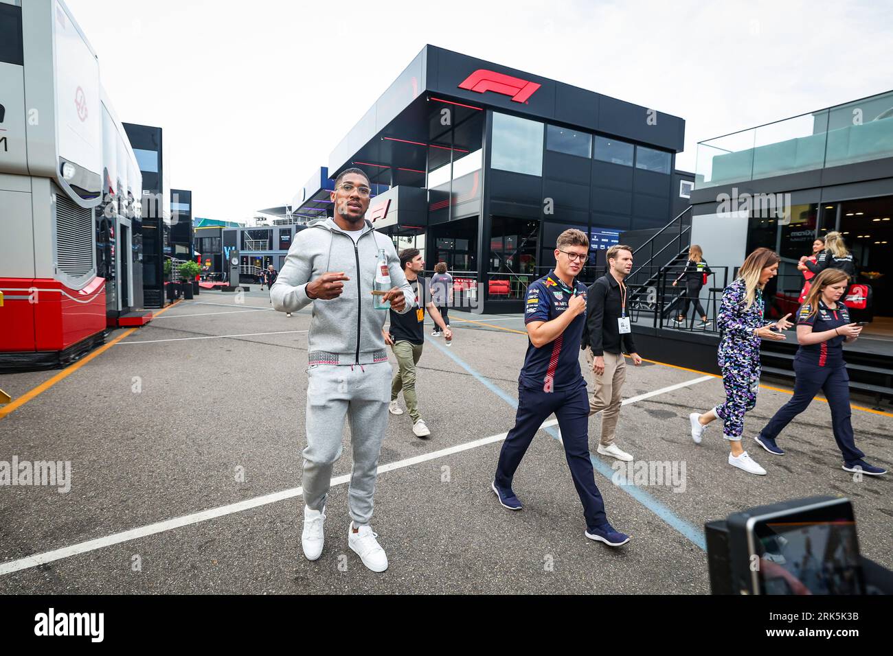 Zandvoort, The Netherlands. August 24, 2023. Anthony Joshua, former ...