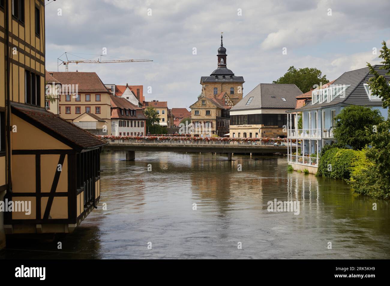 Bamberg German Bavarian City Rathaus River Stock Photo - Alamy