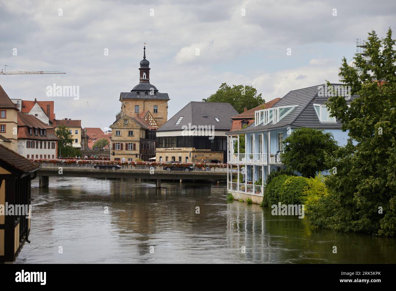 Bamberg German Bavarian City Rathaus River Stock Photo - Alamy