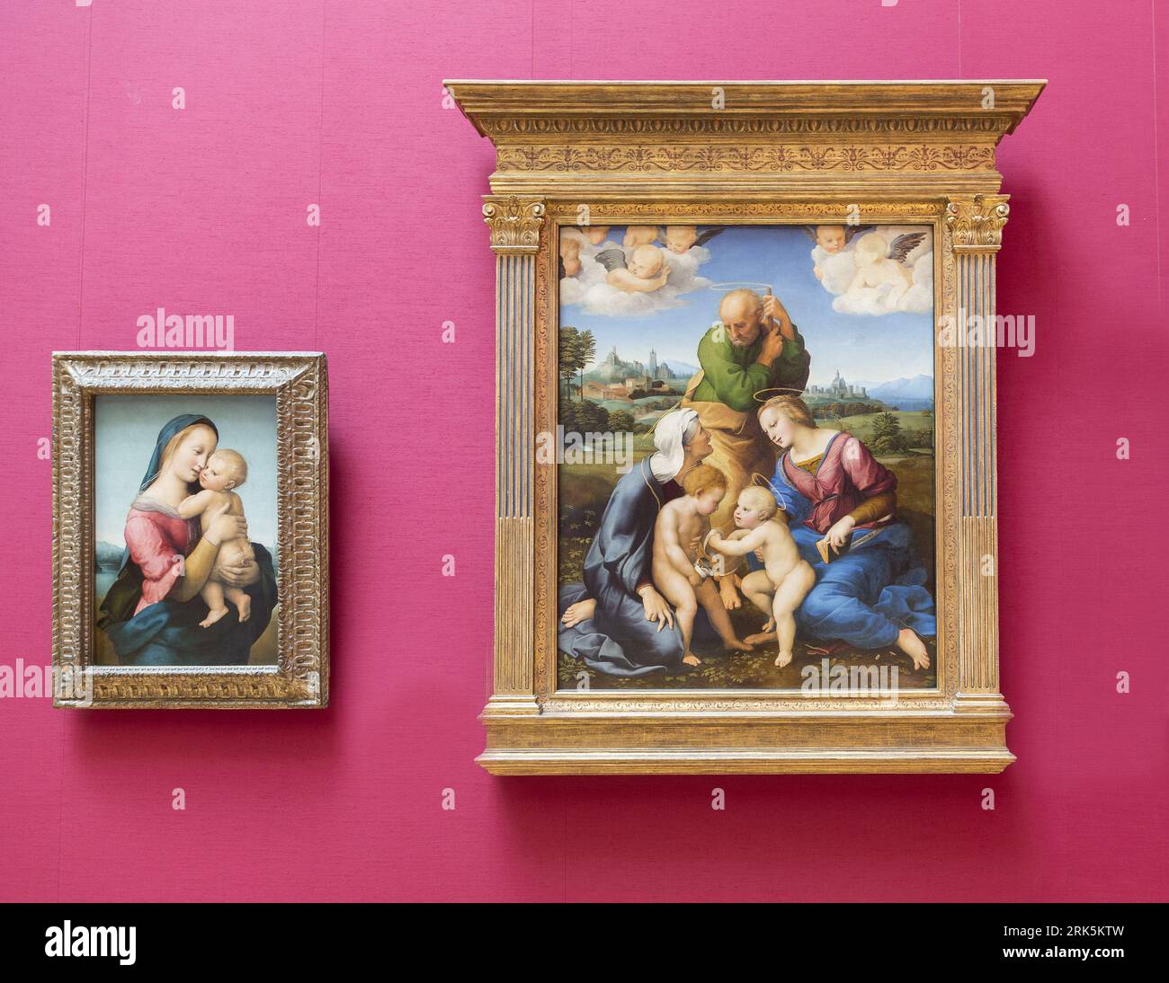 Rafael paintings in Alte Pinakothek Stock Photo - Alamy