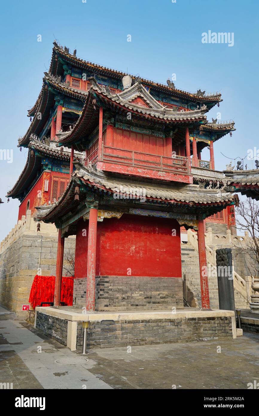 The Daci Pavilion, an example of traditional Chinese architecture ...