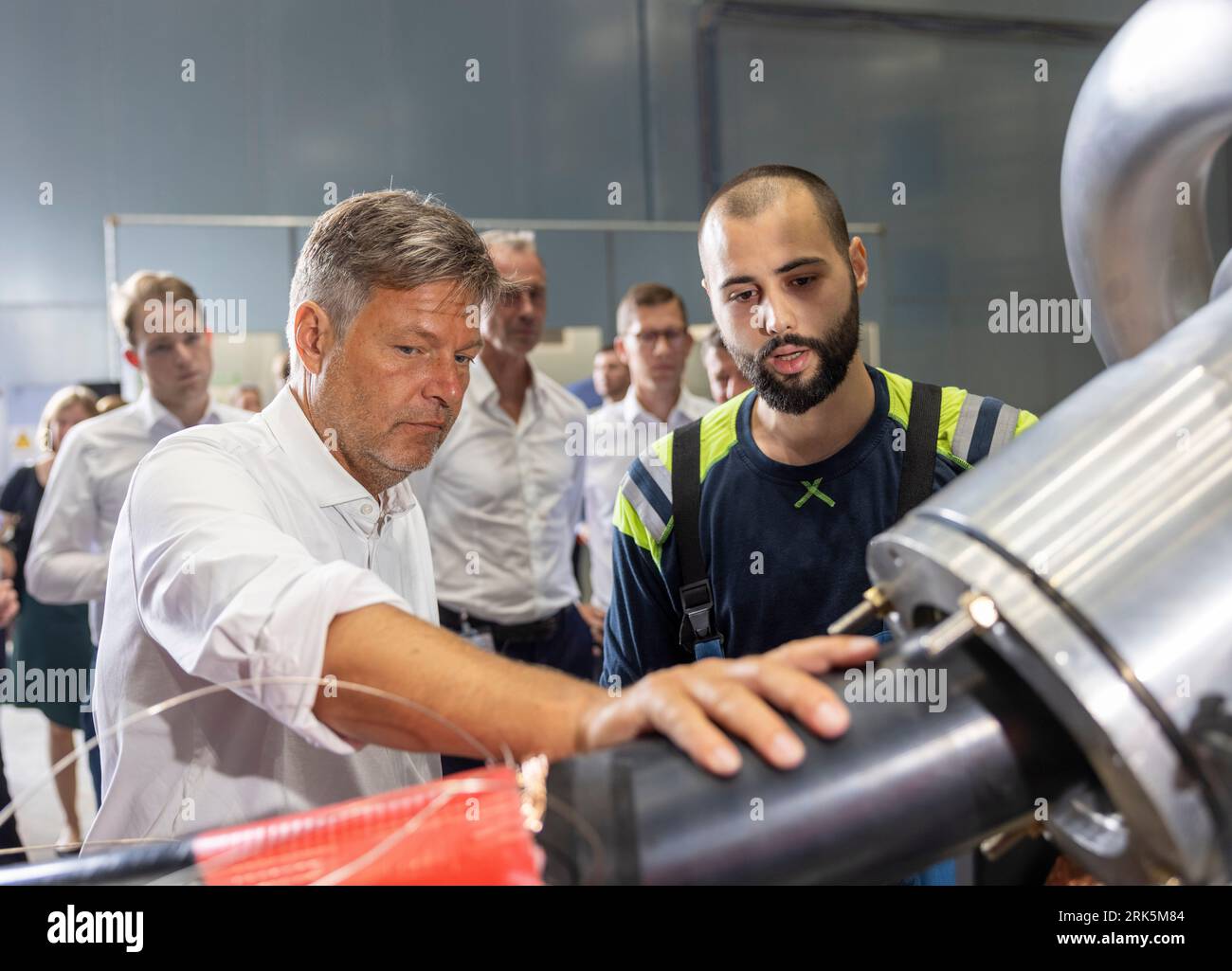 Cologne, Germany. 24th Aug, 2023. Robert Habeck (Bündnis 90/Die Grünen ...
