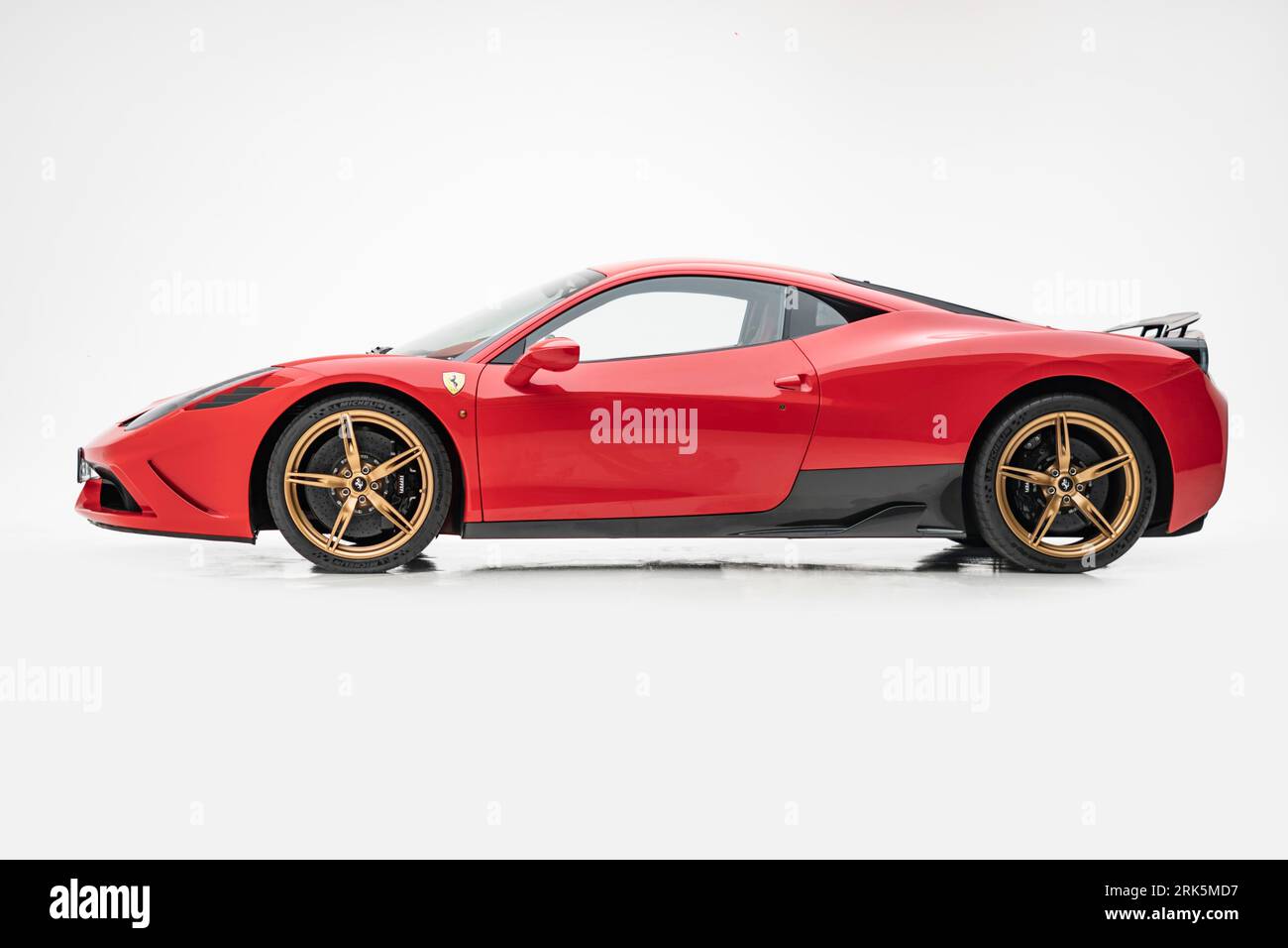 Ferrari White Background Studio