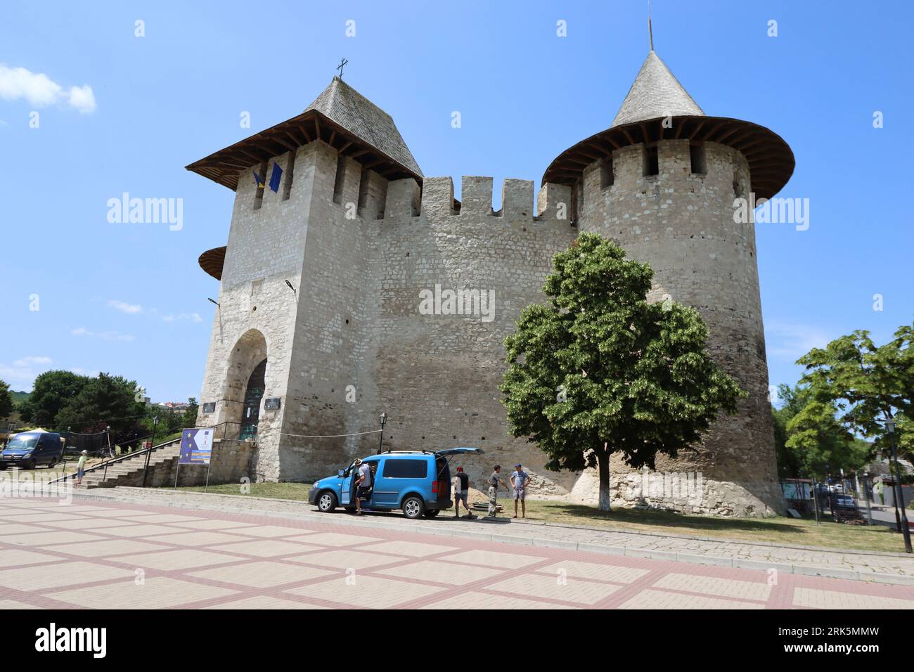 Soroca, Moldova - June 24, 2023: View of medieval fort in Soroca. Fort ...
