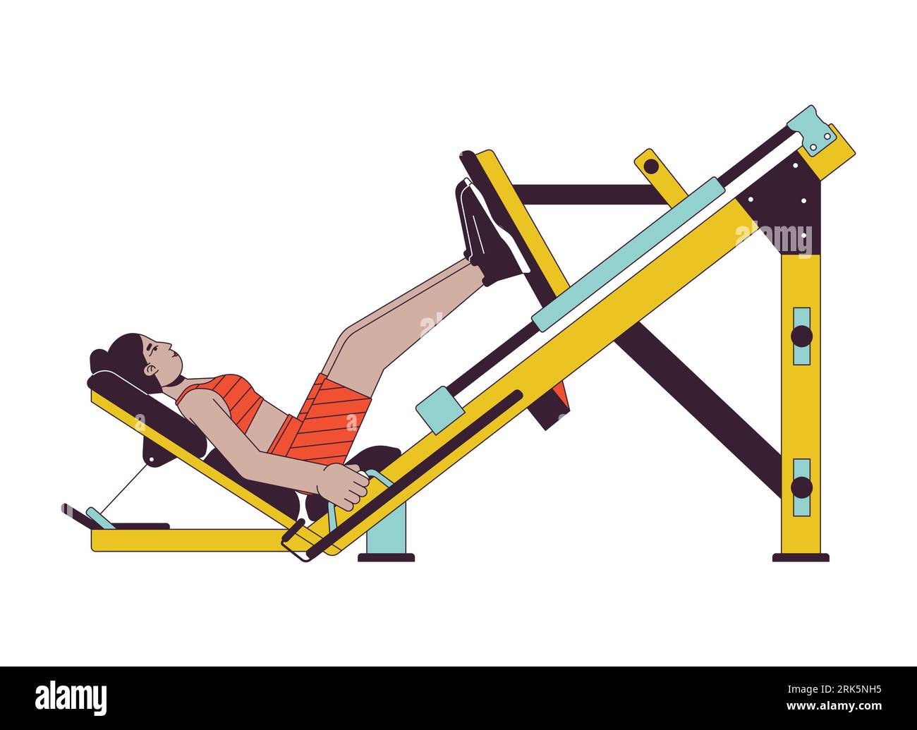 Extending leg Cut Out Stock Images & Pictures - Alamy