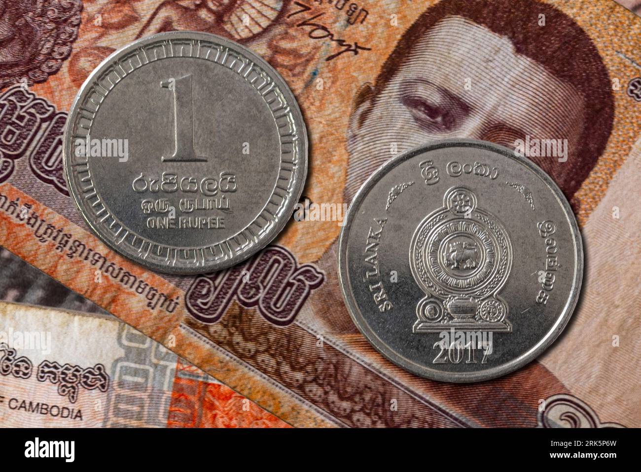 Sri lanka coins hi-res stock photography and images - Alamy