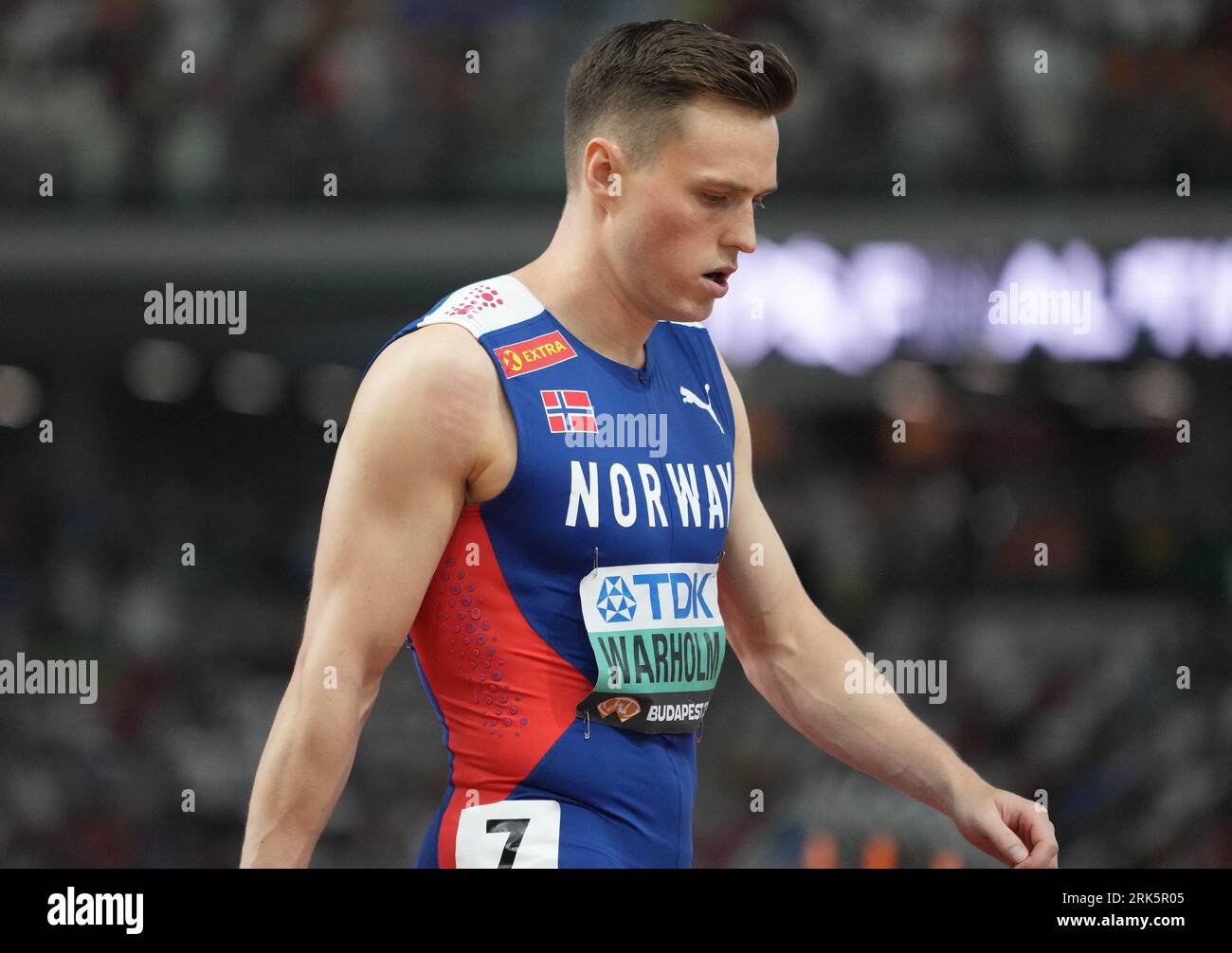 Karsten WARHOLM of NOR Final 400 METRES HURDLES MEN during the World ...