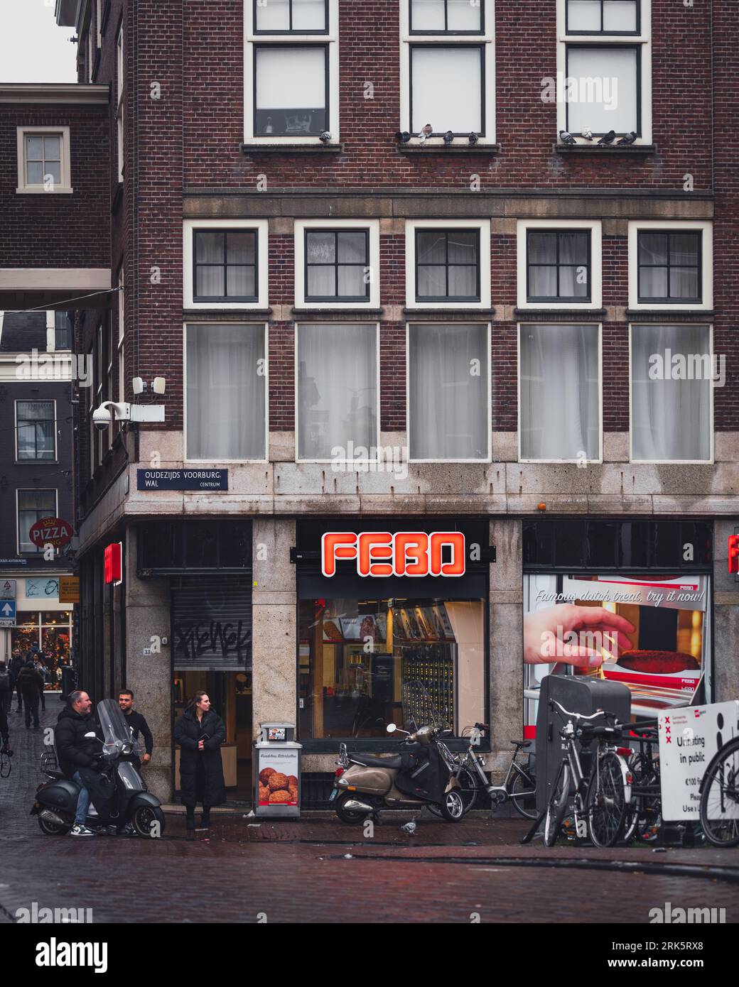 Amsterdam, Netherlands - November 27 2022: A Febo fast food outlet in ...