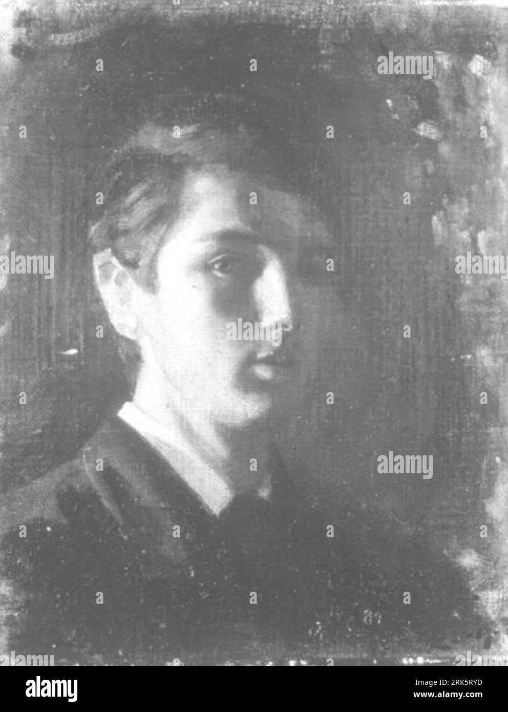 The Artist at Seventeen Years of Age 1889 by Robert Brough Stock Photo ...