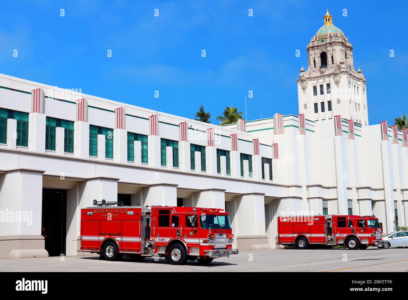 Beverly Hills, California: BEVERLY HILLS Fire Department Station 1 at ...