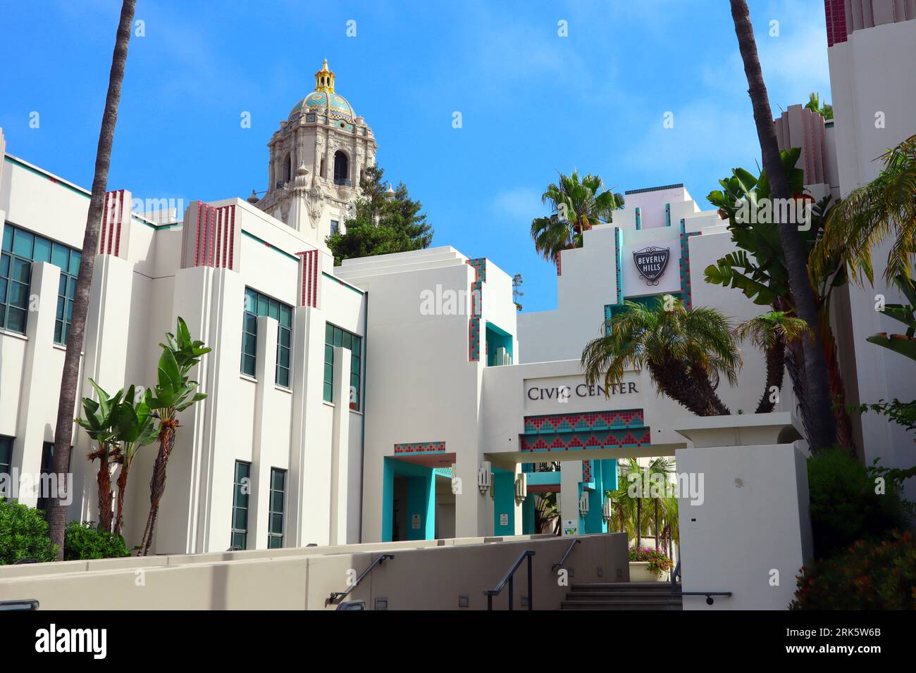 Beverly Hills, California: BEVERLY HILLS Civic Center. The building was ...