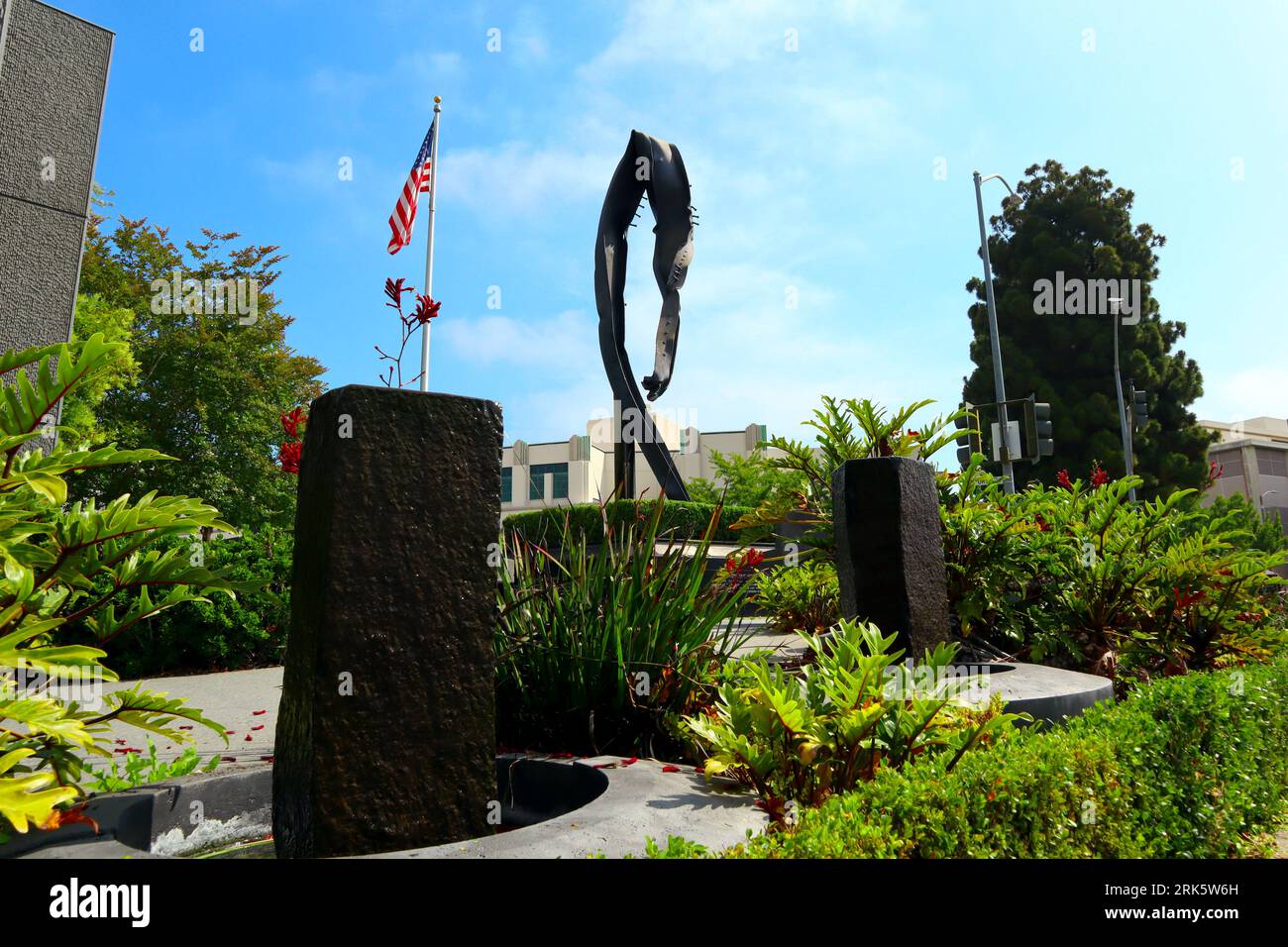 Beverly Hills, California: BEVERLY HILLS 9/11 Memorial Garden at 445 ...